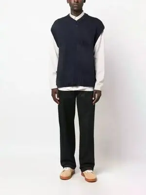 Studio Nicholson V-neck Knitted Vest