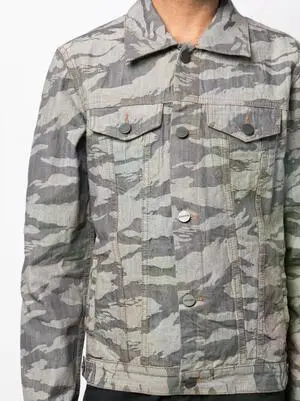 PRIVATE STOCK LABS The Delaroche Military Jacket In Camouflage Print