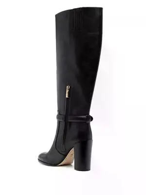Michael Kors Hamilton 100mm Leather Boots
