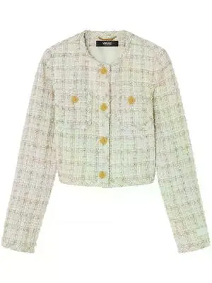 Versace Tweed Jacket - Neutrals