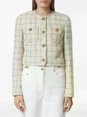 Versace Tweed Jacket - Neutrals