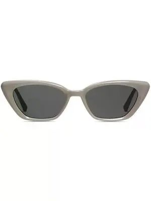 GENTLE MONSTER Terra Cotta Tinted Cat Eye Sunglasses - Grey