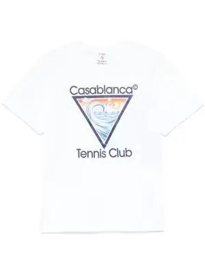 Casablanca Tennis Club Icon T-shirt - White