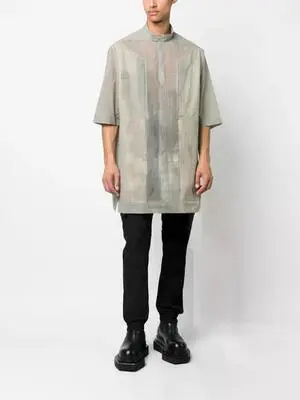 Rick Owens Semi-sheer Short-sleeve Shirt