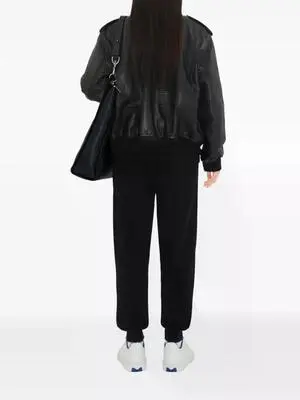 Burberry Embroidered Track Pants - Black