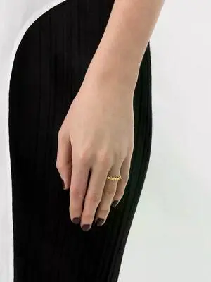 SHAUN LEANE Serpent Trace Band Ring In Vermeil - Gold
