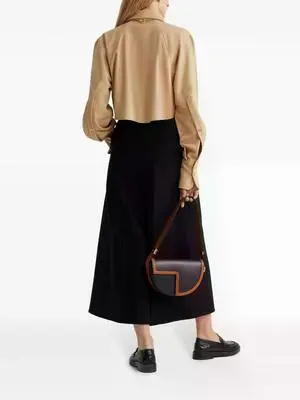 PATOU Cropped Organic Cotton Shirt