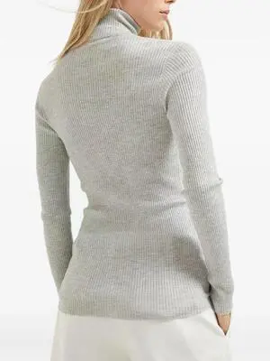 Brunello Cucinelli Ribbed-knit Roll-neck Jumper