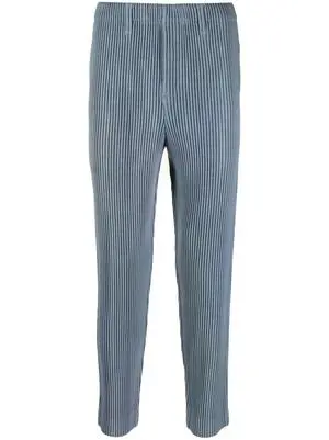 Issey Miyake Pleated Trousers - Blue