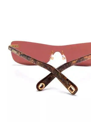 Jacquemus Rimless Sunglasses - Brown