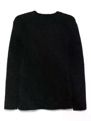 AUTRY Ribbed Crew Neck Pullover