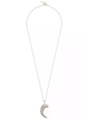 PARTS OF FOUR Bear Claw Diamond Pendant Necklace - Silver