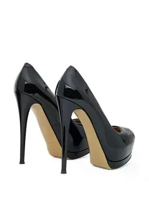 GIUSEPPE ZANOTTI 130mm Sharon Peep-toe Pumps - Black