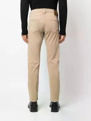 Incotex Straight-leg Jeans With Logo Patch - Neutrals