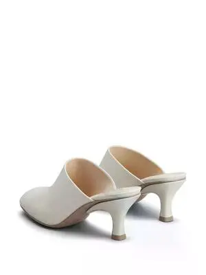 TOD'S Leather Mules With Mid Heel