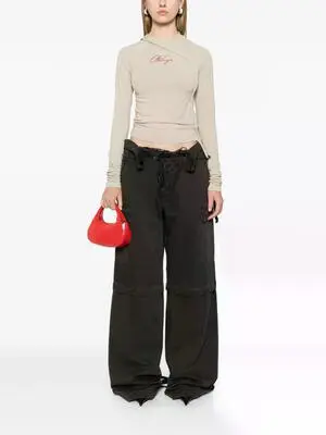 Ottolinger Wide-leg Cargo Trousers Cedar