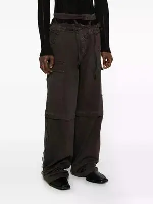 Ottolinger Wide-leg Cargo Trousers Cedar