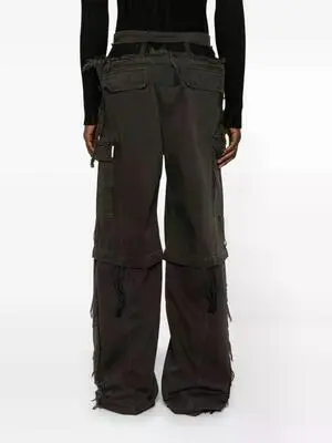 Ottolinger Wide-leg Cargo Trousers Cedar
