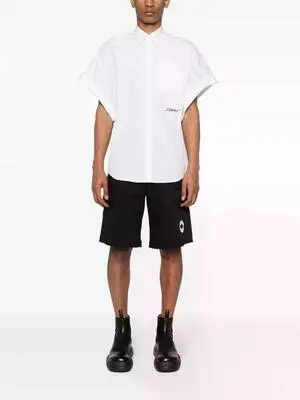 Moschino Logo Print Cargo Shorts