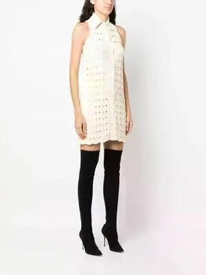 Sportmax Rivolo Crochet Short Dress