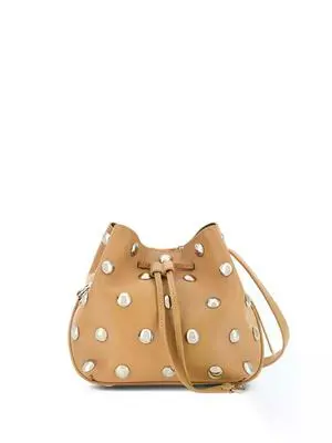 Hogan Hocket Studded Bucket Bag - Neutrals