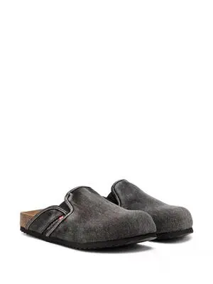 DIESEL® D-woodstock Denim Slip-on Slippers