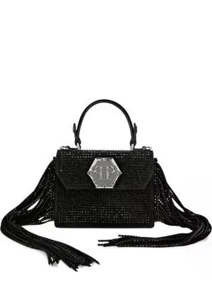 Philipp Plein Superheroin Crystal-embellished Tote Bag - Black