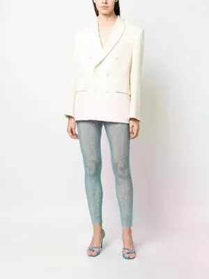 Giuseppe Di Morabito Metallic Fishnet Leggings