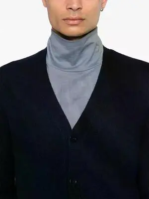 A.p.c. Navy Virgin Wool V-neck Cardigan