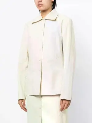 LOW CLASSIC Linen Blend Long-sleeved Jacket