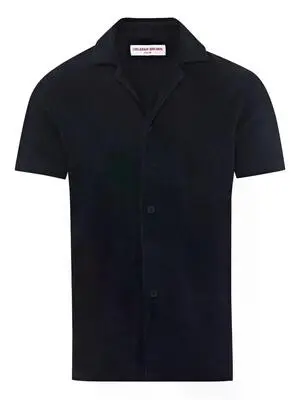 Orlebar Brown Howell Cotton Towelling Shirt - Blue