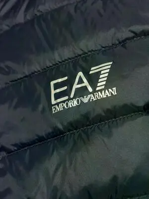 EA7 Logo-print Padded Gilet