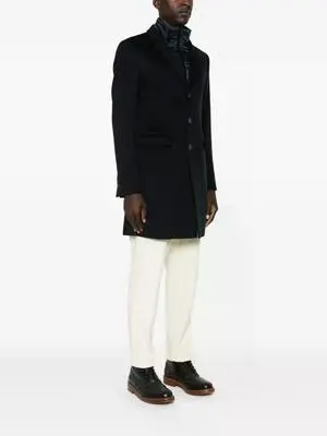 Herno Layered Single-breasted Coat