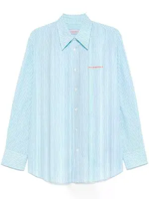 BLUEMARBLE Striped Poplin Shirt - Blue