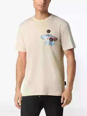Philipp Plein Cars Racing T-shirt - Neutrals