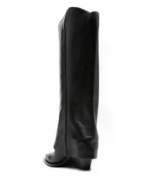 LE SILLA Jewel 110mm Leather Boots