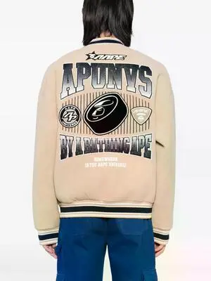 AAPE BY *A BATHING APE Logo Varsity Jacket