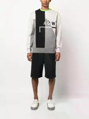 A-COLD-WALL* Logo Patch Bermuda Shorts - Black