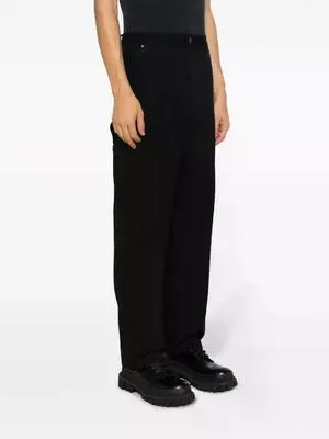 Moncler Embroidered Logo Cotton Track Pants