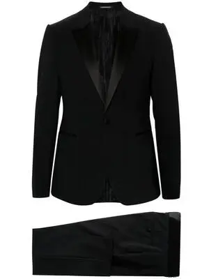 Emporio Armani Single-breasted Suit - Blue