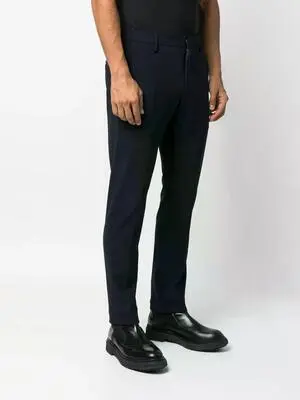 DONDUP Mid-rise Tapered Trousers - Blue