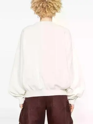 Alexander Wang Logo-embroidered Ribbed Sweater