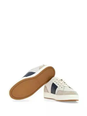 Hogan Paneled Lace-up Sneakers - Neutrals