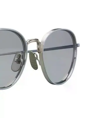 Thom Browne Round Frame Sunglasses - Silver
