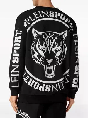 PLEIN SPORT Carbon Tiger Print Sweatshirt
