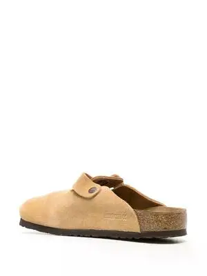 BIRKENSTOCK Suede Mules - Neutrals