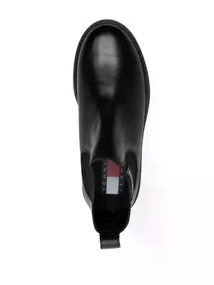 Tommy Hilfiger Leather Chelsea Boots