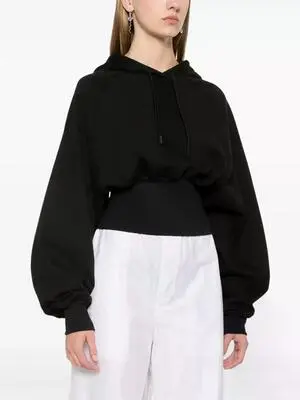 Adidas By Stella McCartney Cropped Drawstring Hoodie
