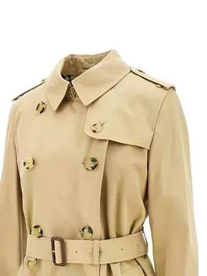 Burberry Double-breasted Cotton Trench Coat