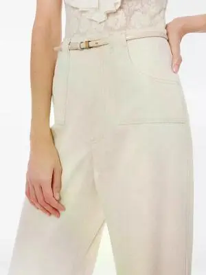 Philosophy Di Lorenzo Serafini Beige Cotton Blend Trousers